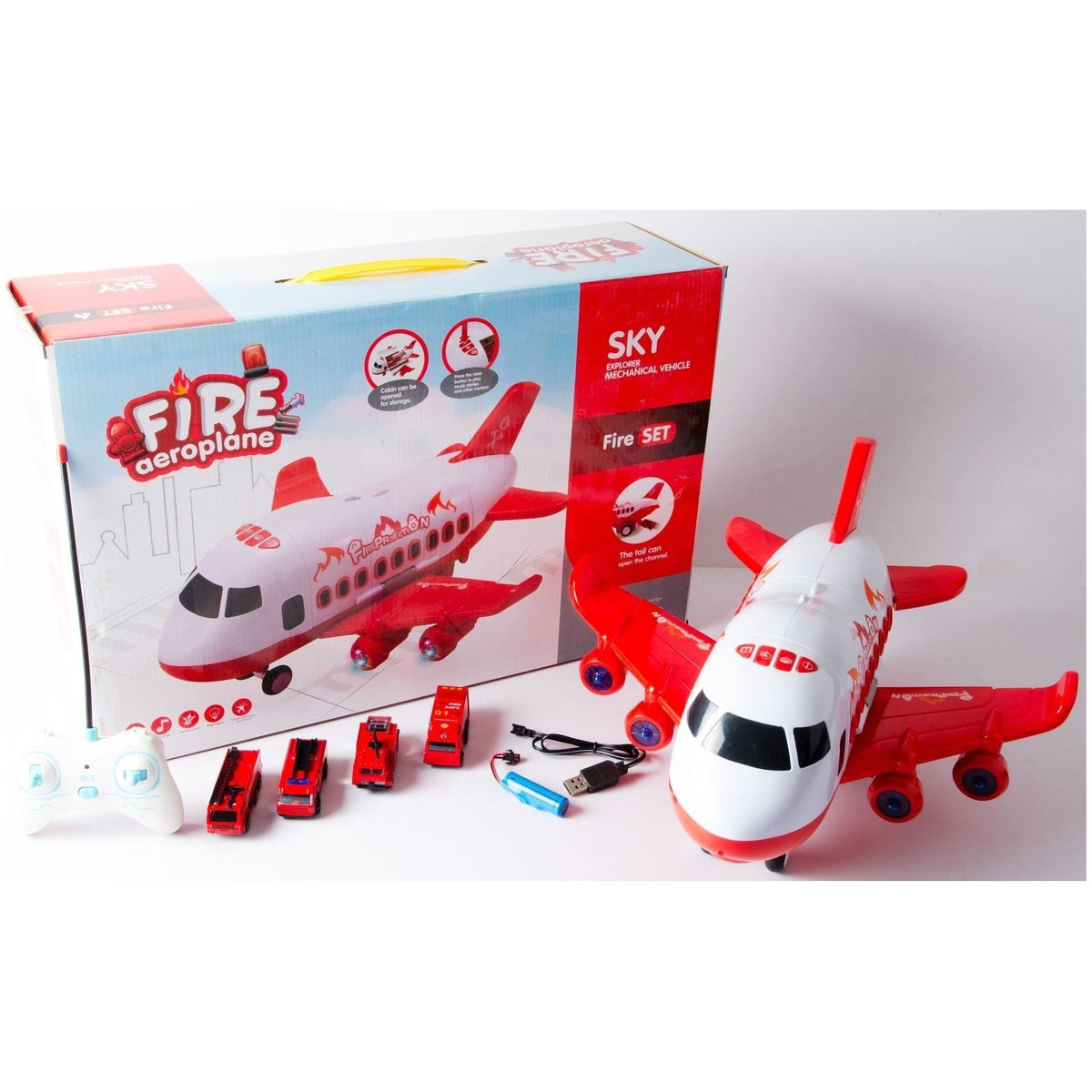Airplane Rc Box Fire - Toyzoona