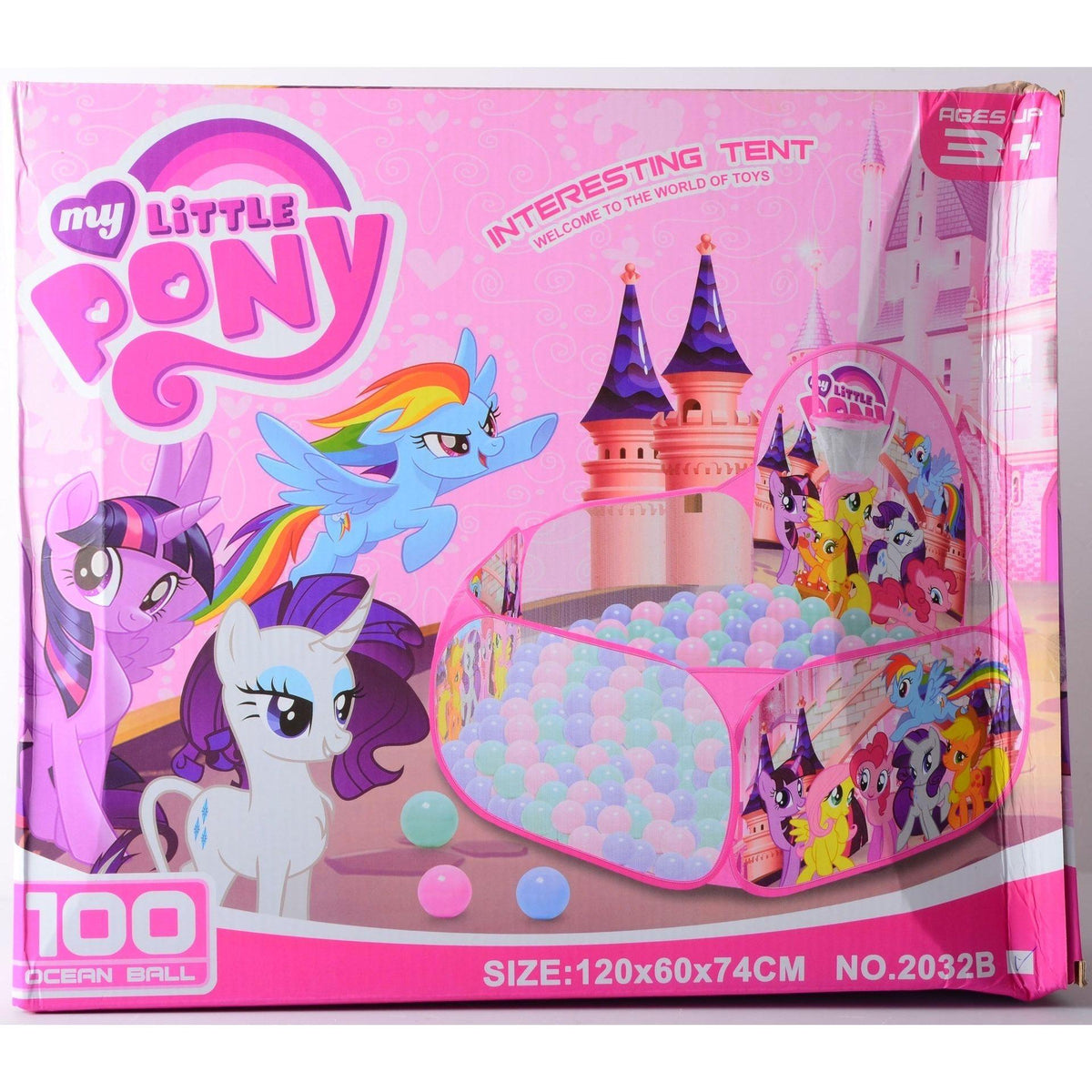Pony Tent With 100 Balls - Toyzoona